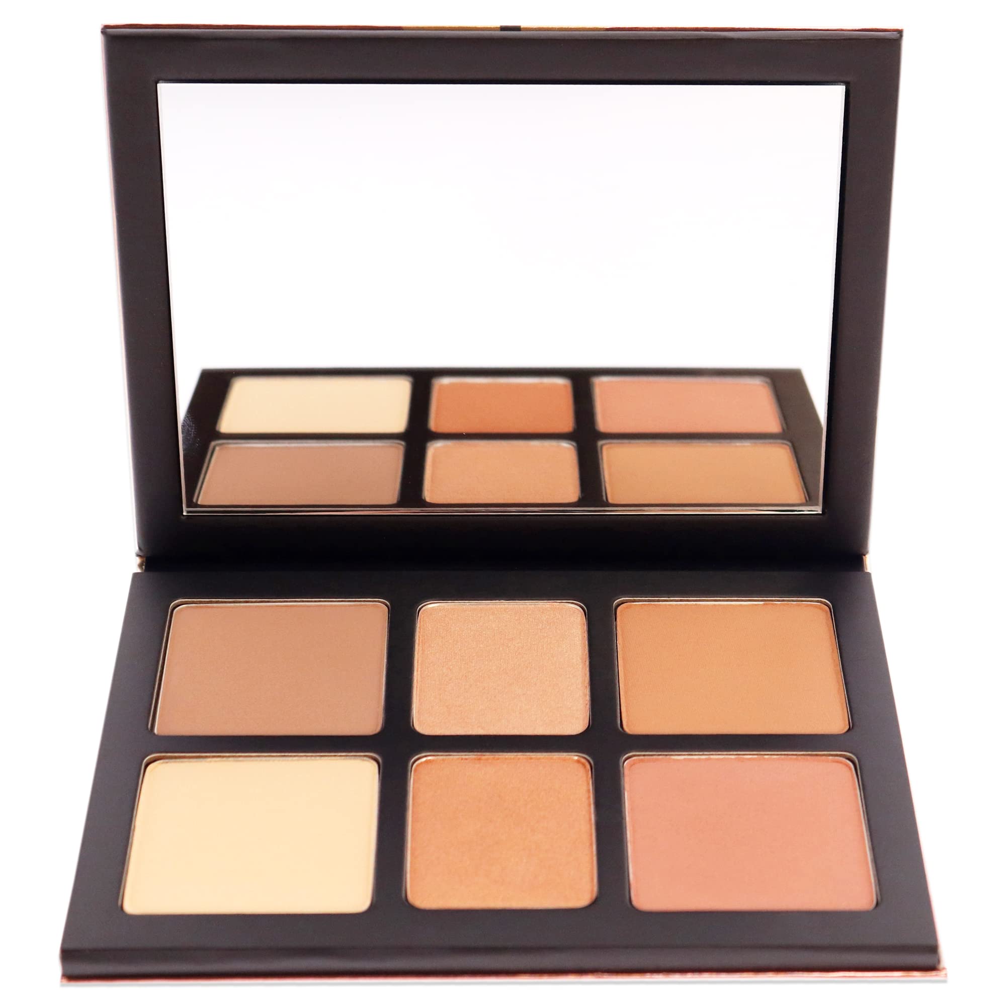 The Cali Contour Blush, Highlighter, & Bronzer Face Palette, Light to Medium