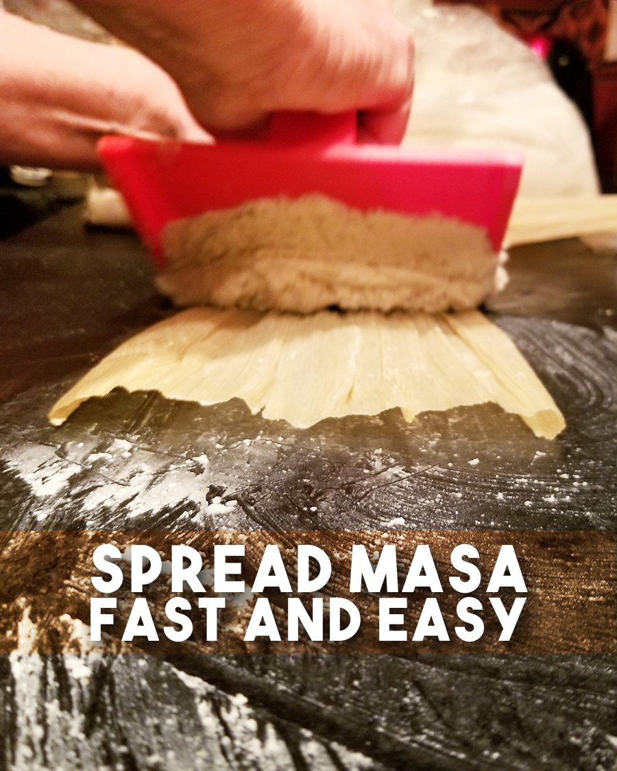 Tamales Masa Spreader, 2 Pack, Can be white, red, black or green