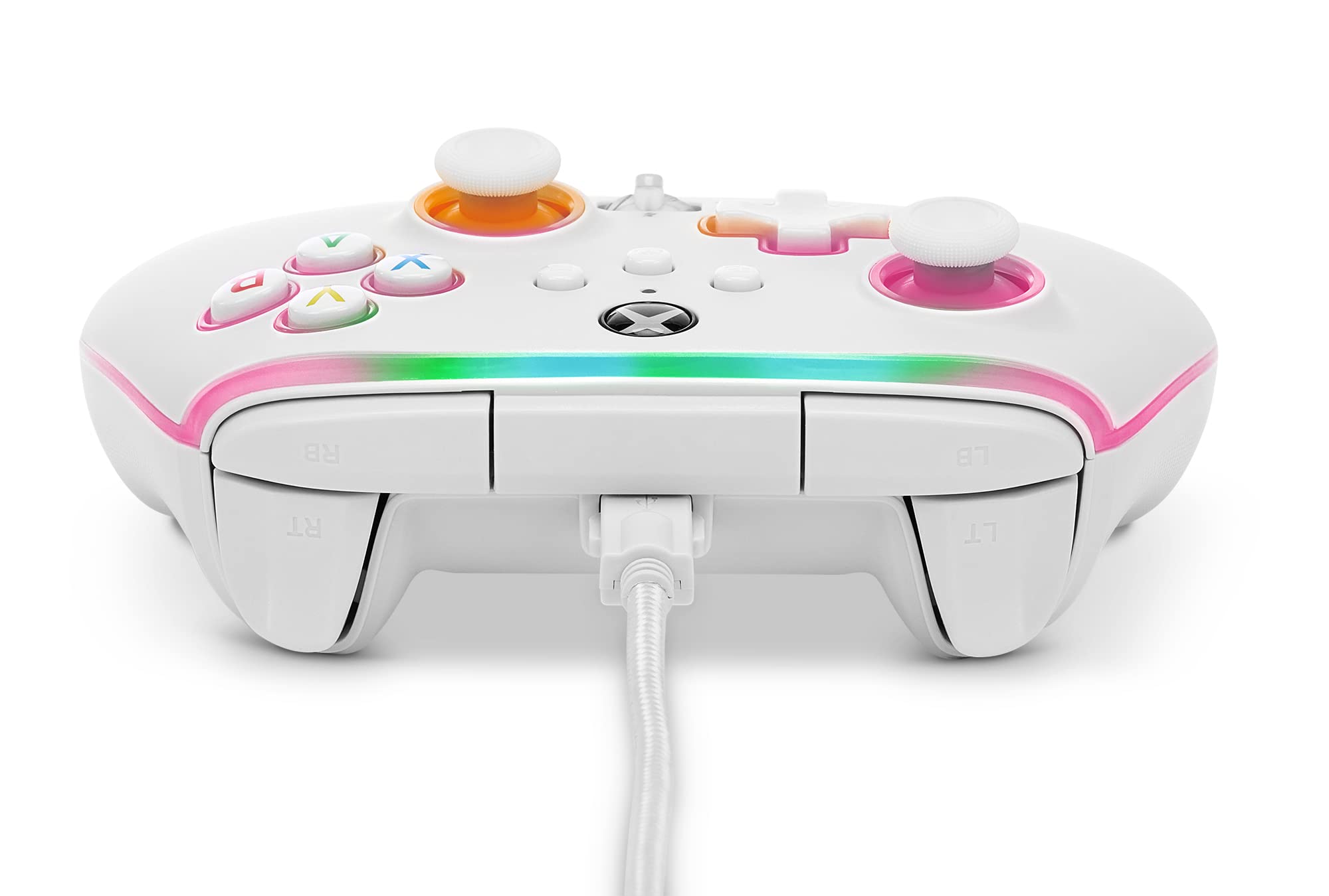 PowerA Spectra Infinity Enhanced Wired Controller for Xbox Series X|S - White (Amazon Exclusive), gamepad, video gaming controller, works with Xbox One and Windows 10/11, officially licensed