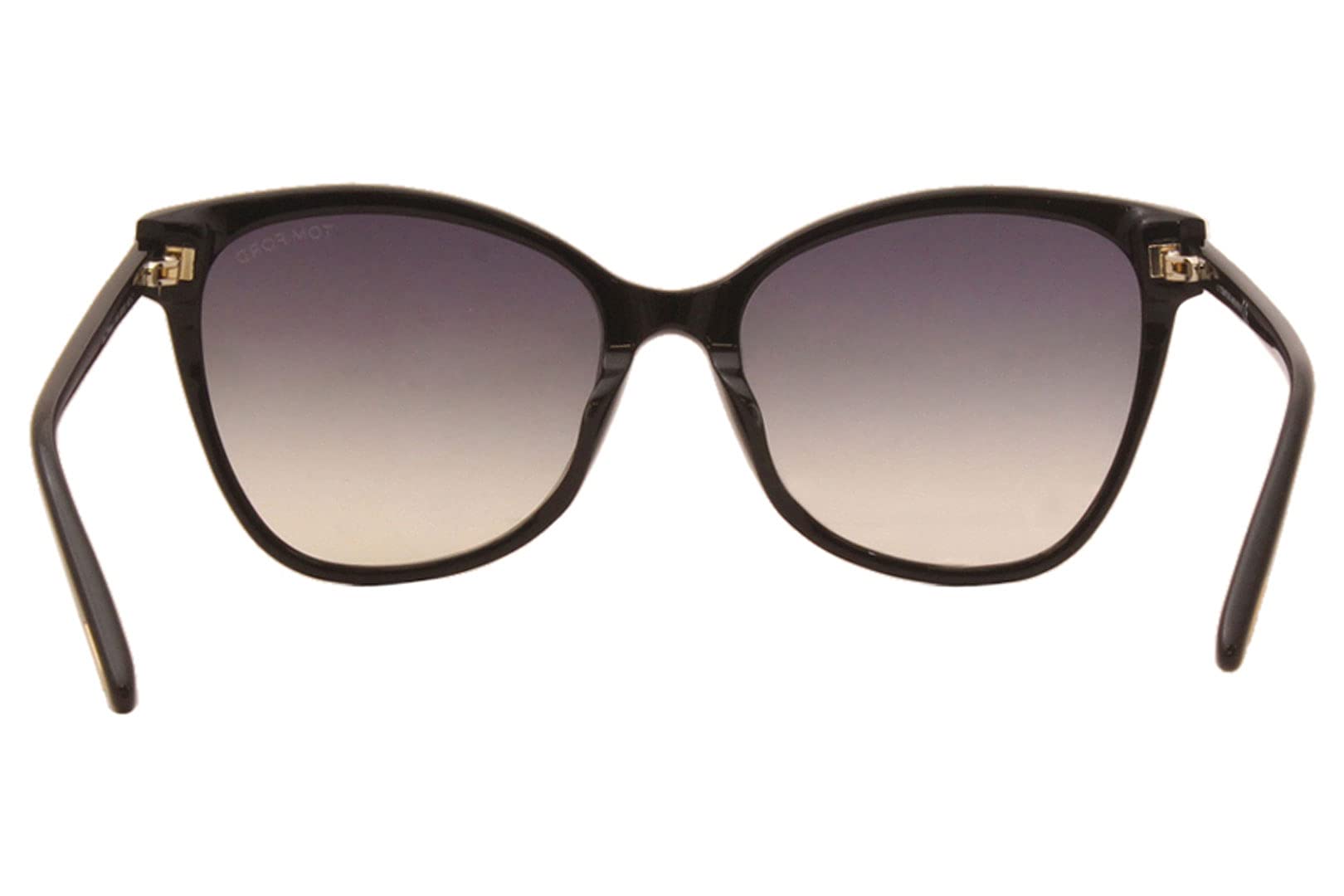 Sunglasses Tom Ford FT 0844 -F Ani Asian fit 01B Shiny Black/Gradient Smoke Le