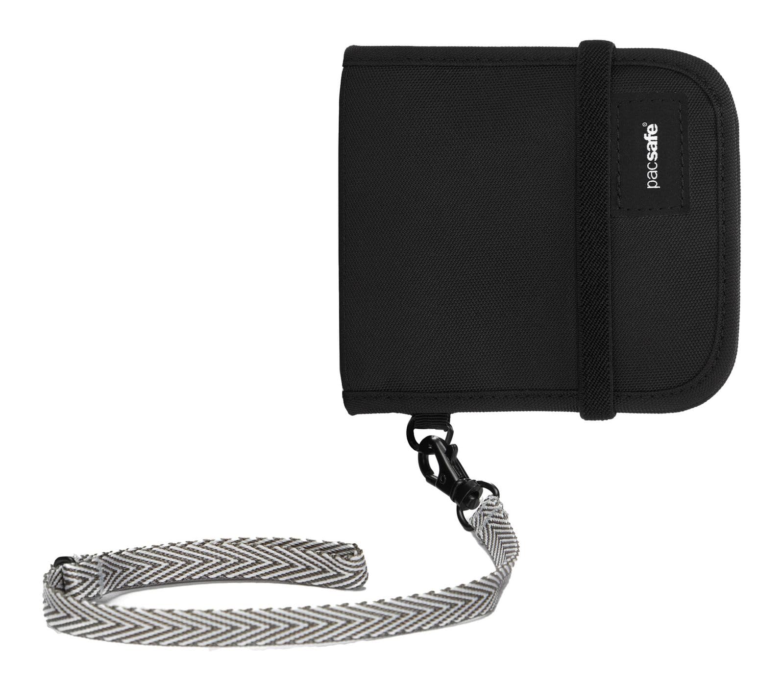 Pacsafe Rfidsafe V100 Anti-theft Blocking Bi-Fold Wallet, Black
