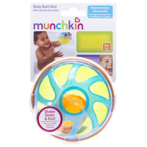 Munchkin® Shake’n Strain Baby Bath Ball Bath Toy, Colors May Vary