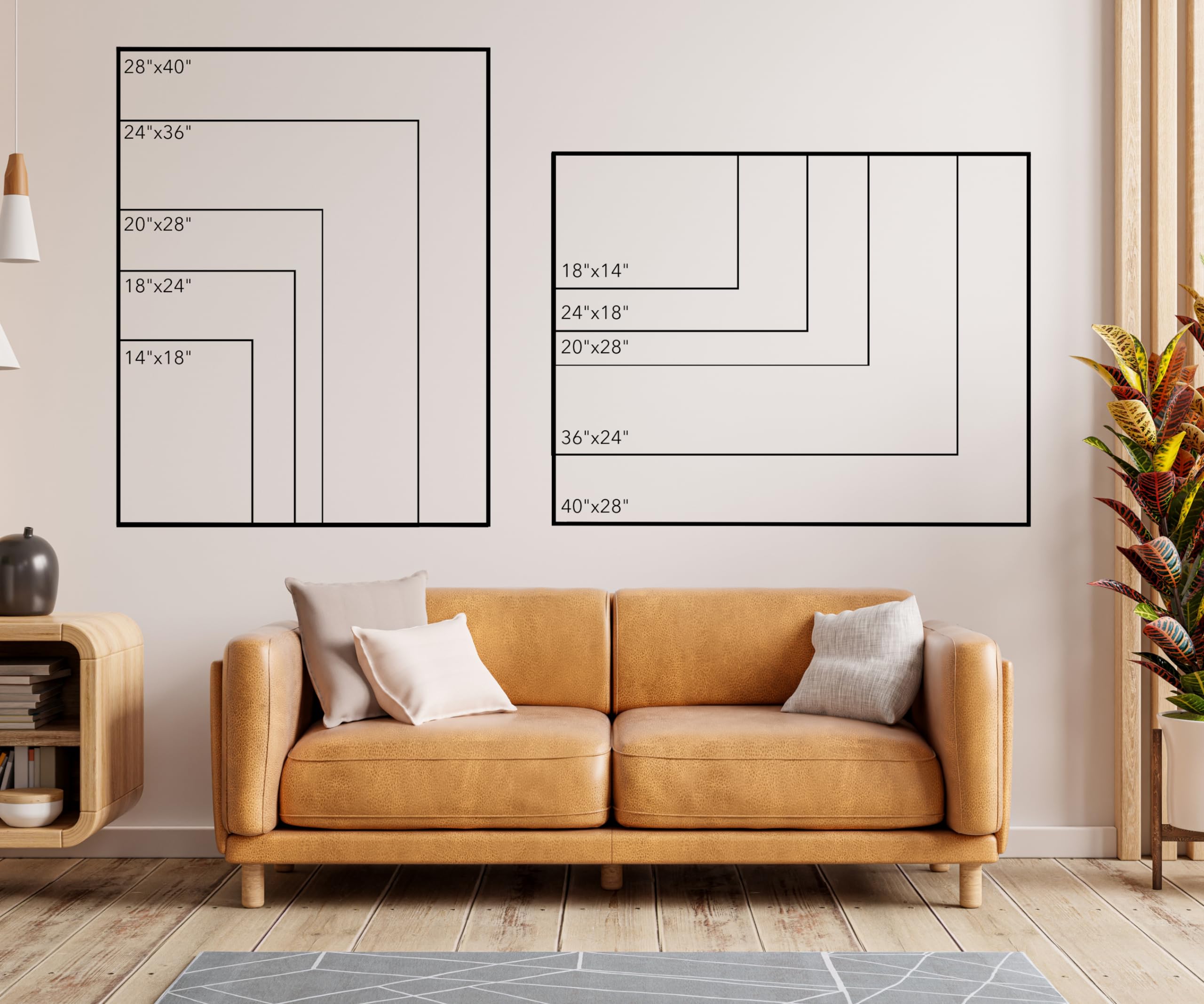Personalized Wall Calendar 2024 - Personalized Calendar 2024, Wall Calendar, Monthly and Weekly Calendar, Housewarming Gift, Custom To-Do List (36"x24", Extra Package)