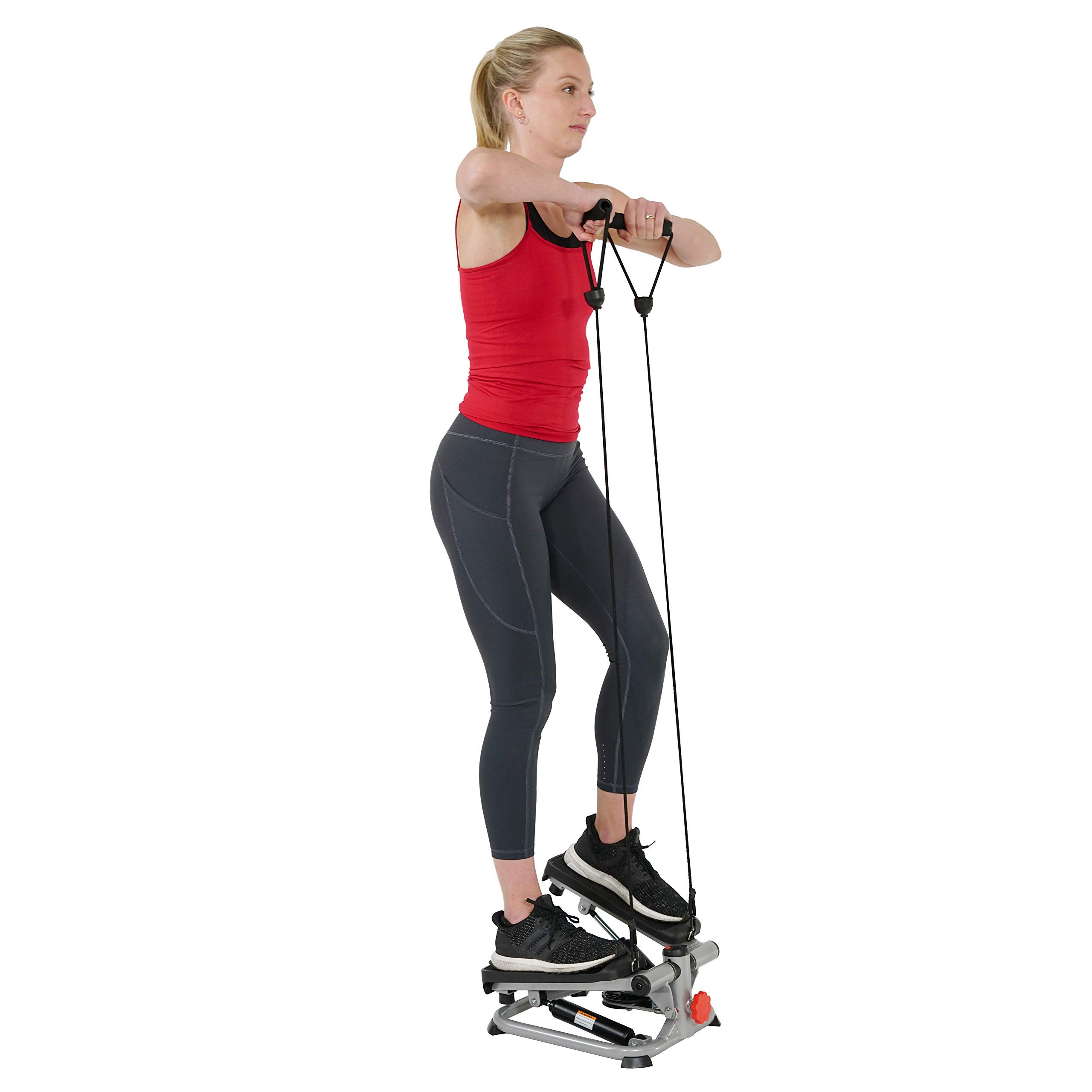 Sunny Health & Fitness Total Body Step Machine SF-S0978, Gray (Renewed)