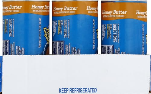 Pillsbury Grands! Flaky Layers, Honey Butter Biscuits, Refrigerated Biscuit Dough, 8 ct., 16.3 oz.
