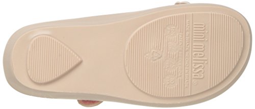 Mini Melissa Girls' Mini Ultragirl + Disney Mary Jane Flat, Sand, 9 Regular US Toddler