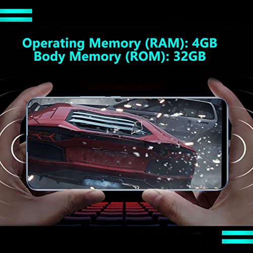 Yoidesu 10Pro 5G Unlocked Smartphone, Green 6in HD Screen 4GB RAM 32GB ROM Mobile Phone, Front 8MP Rear 16MP, 6000mAh Battery, Face Recognition, Dual SIM Cell Phone for Android 11 (US Plug)