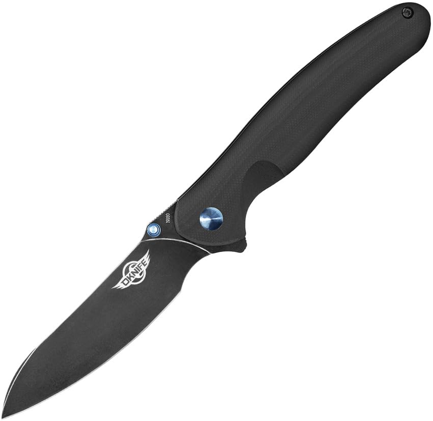 PIÑATAS OLE Oknife Drever Pocket Knife Linerlock Black G10 Folding N690 DREVERBK 6972378122742