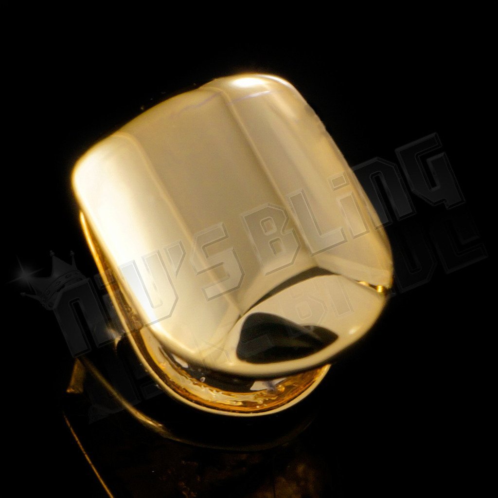 NIV'S BLING 14K Yellow Gold-plated Single Top Tooth Cap