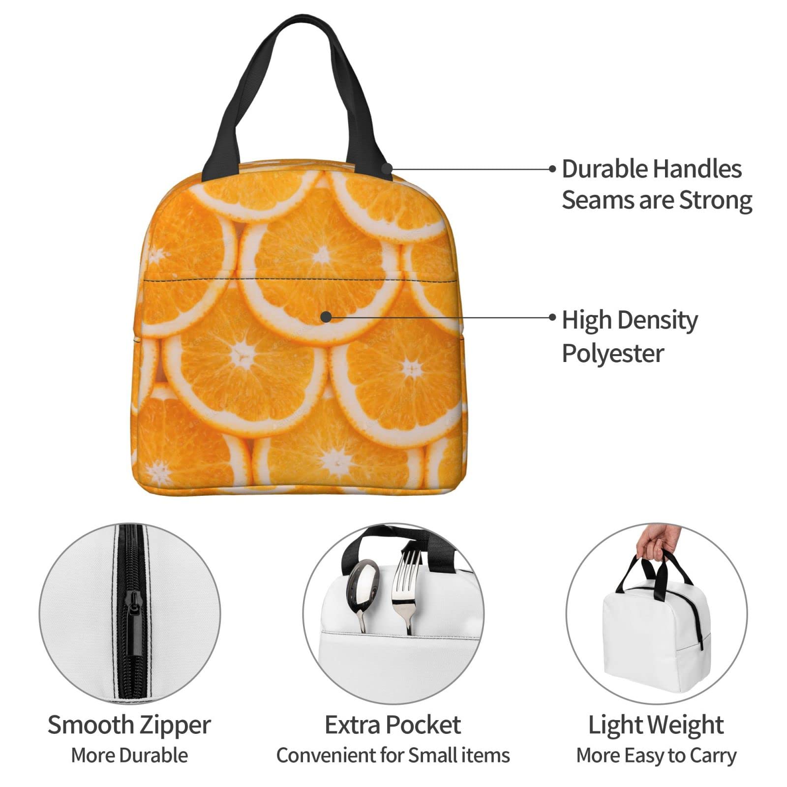 YUANWENQI Secret Love Portable Insulated Lunch Bag Waterproof Tote Bento Bag Lunch Tote…