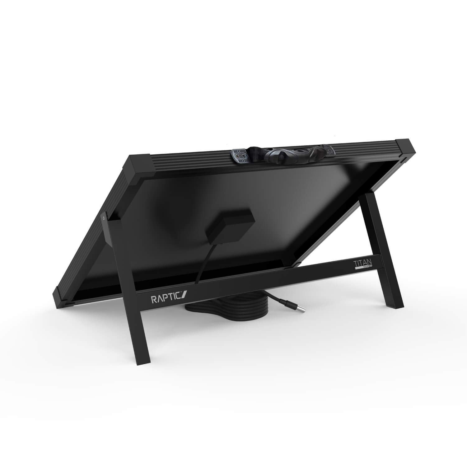 Raptic Titan Solar 50W Solar Charger Panel for Titan/Titan XL Portable Power Station with Built-in Kickstand