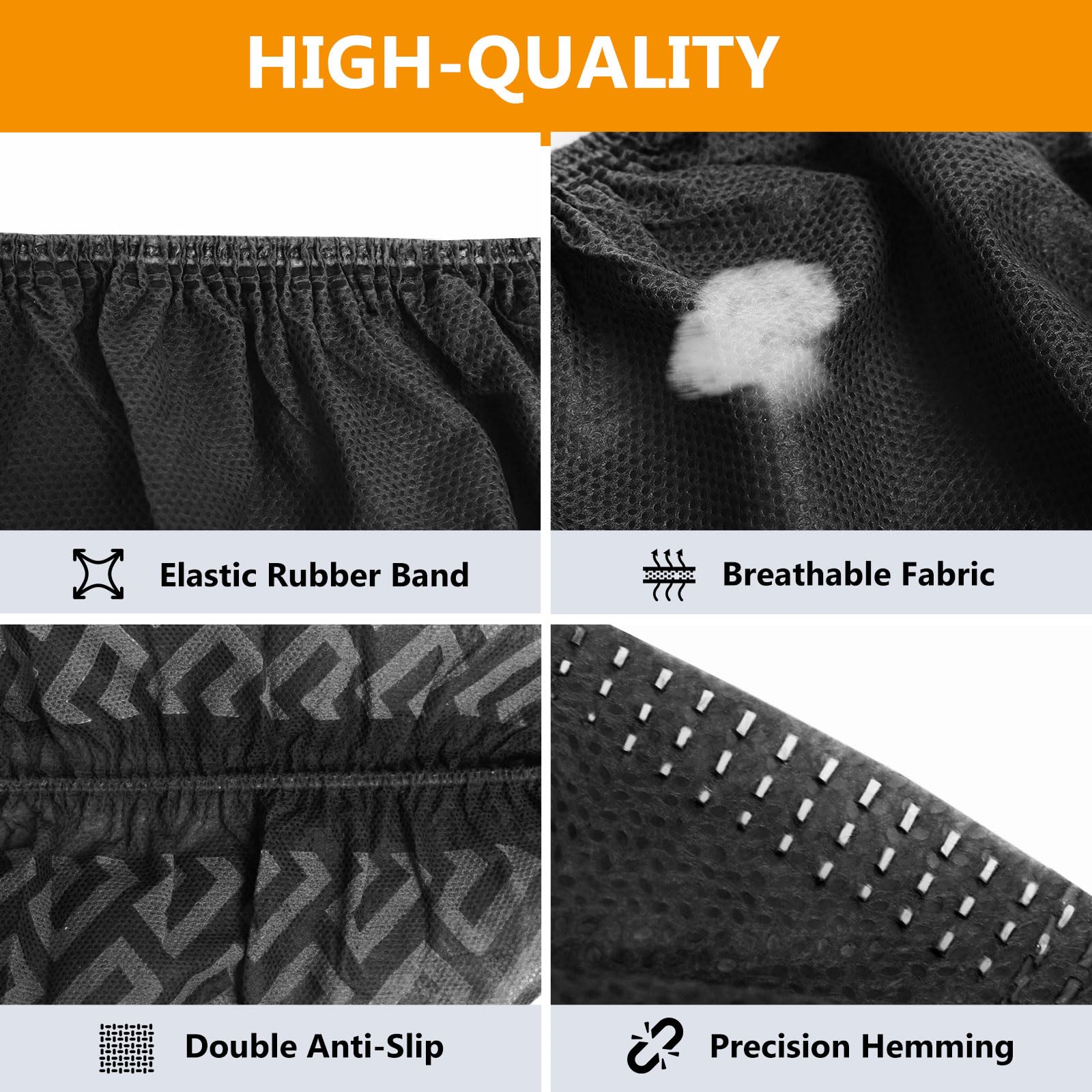 squish Shoe Covers Disposable Non Slip, 100 Pack(50 pairs) Thick Extra Disposable Boot Covers Slip Proof Shoe Cover for Indoors Outdoors Recyclable Durable Protector Covers Fits Virtually Most Shoes