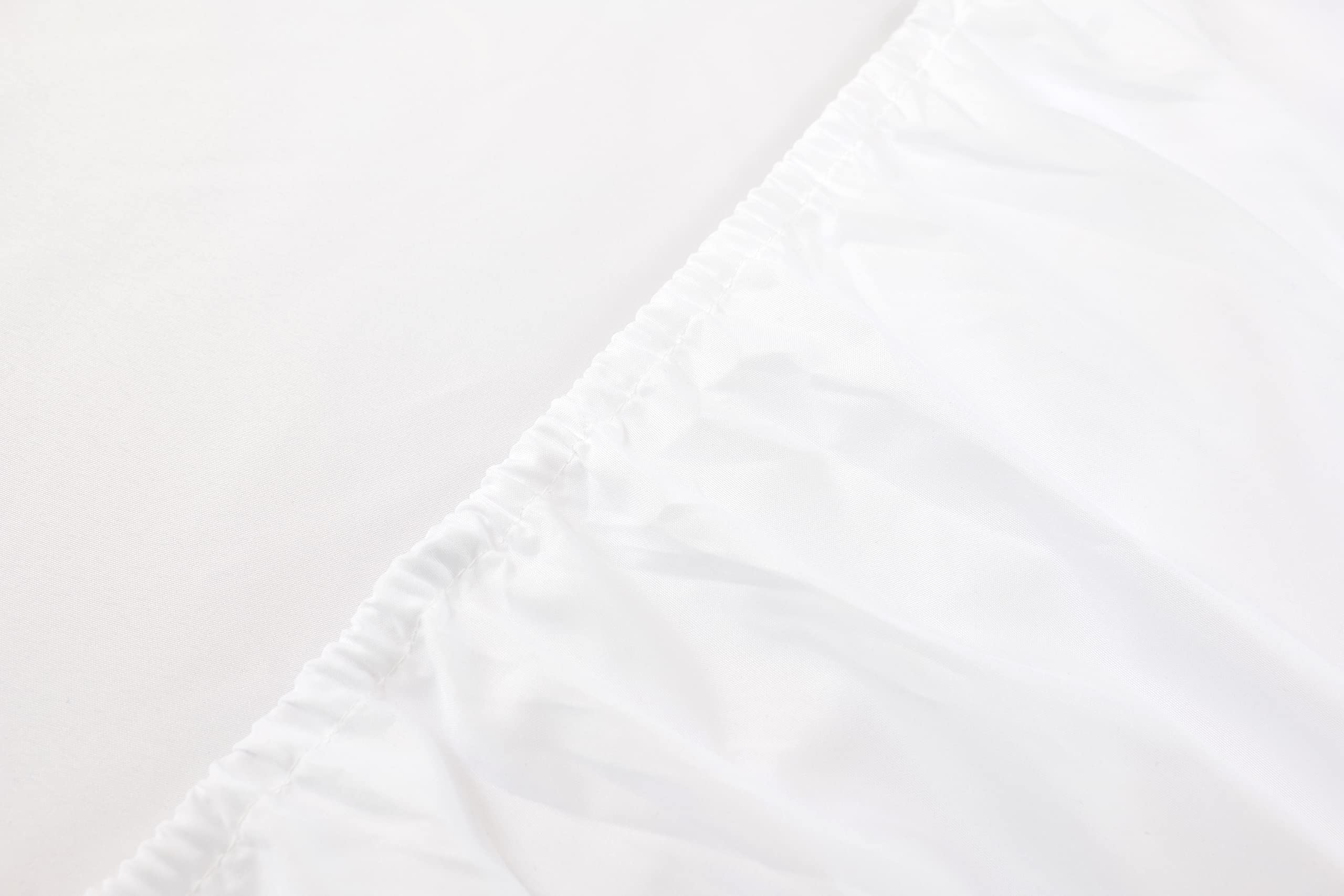 ONE CODE White Full Sheets Set 4 Piece, Series Soft Certified Recycled Microfiber Full Bed Sheets Set,Wrinkle Free & Breathable,Oeko-Tex Sheets,16" Deep Pockets Full Size Sheets(Full,White)