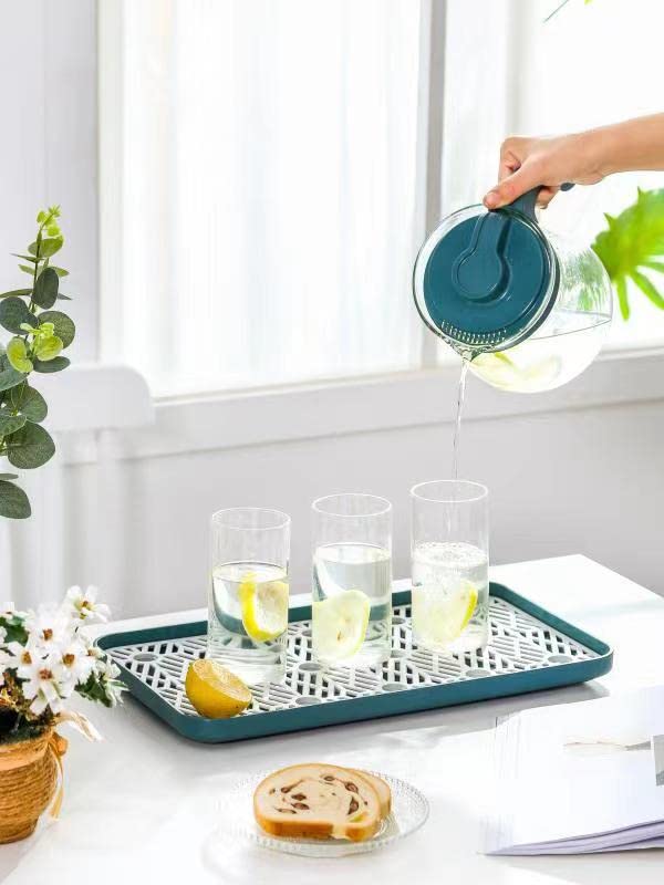 VOLYUVIC [2 in 1] Drain Board for Kitchen Counter, Mug Cup Drying Rack, Kitchen Dish Drying Rack with Drainboard Perfect for Sink, Coffee Table, Outdoor