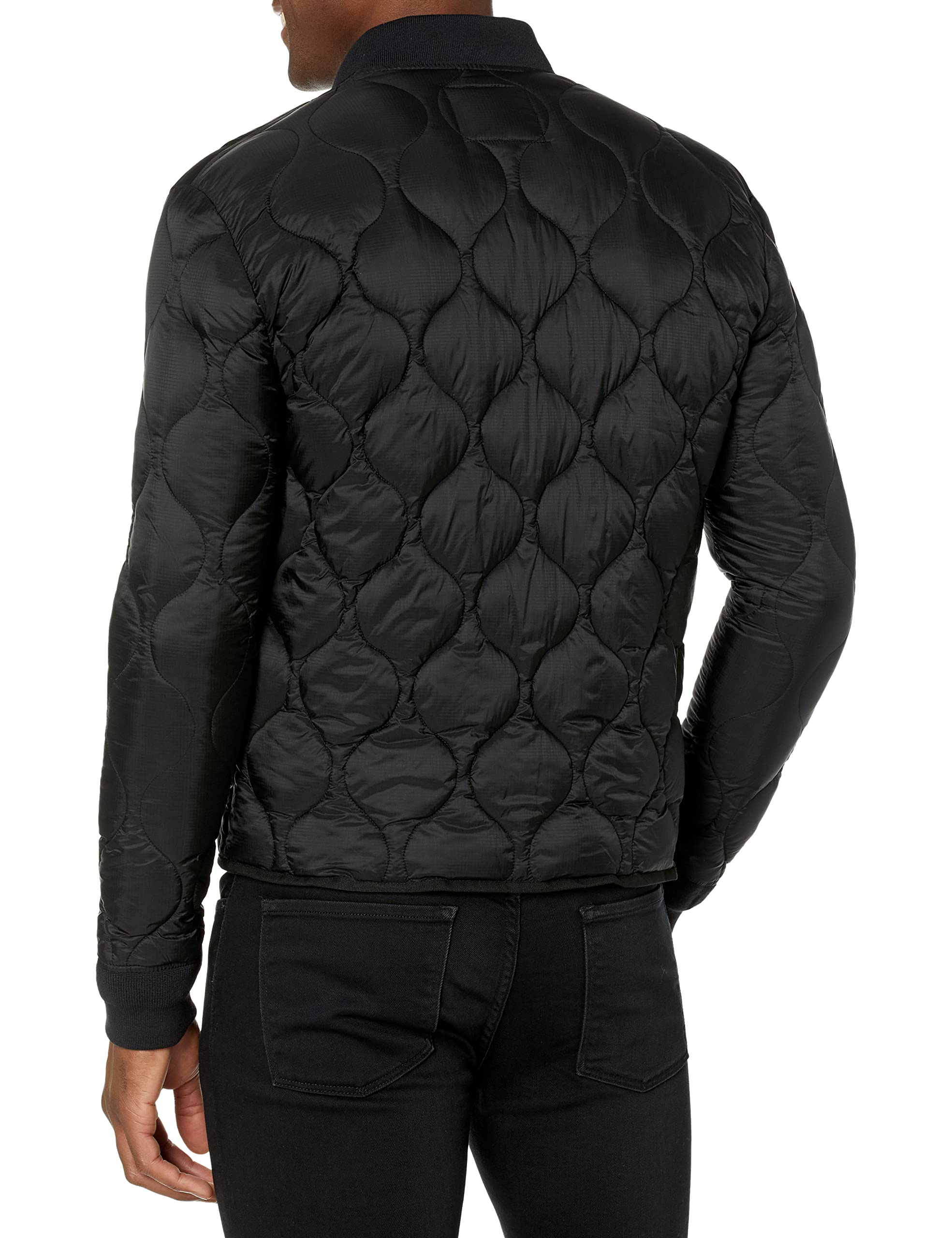 Superdry Men's Liner Bomber, Jet Black, 2XL