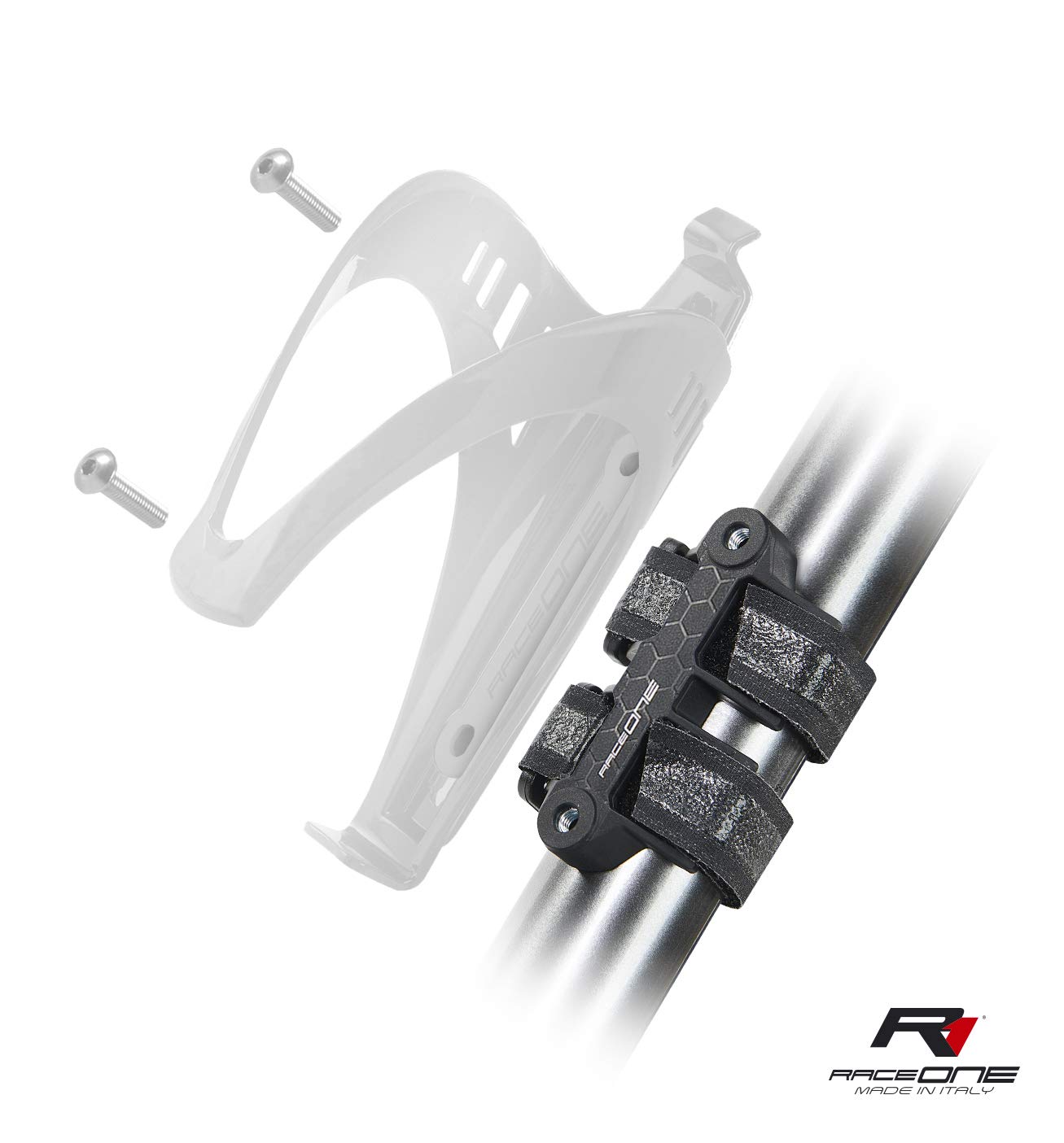 RaceOne Unisex_Adult Bicycle Accessories and adapters, Black, XL