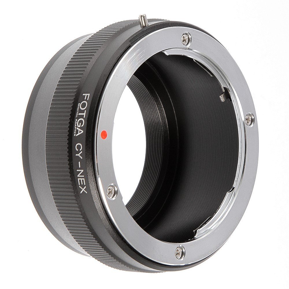 Runshuangyu Fotga Lens Mount Adapter for Contax Yashica C/Y Lens to Sony E-Mount Camera NEX3 C3 NEX-5 5R 5N 5C NEX6 NEX7 NEX-VG10 a7 a7S a7R a7II a7SII a7RII A7RIII A7SIII A9 a6500 a6300 a6000 a5100