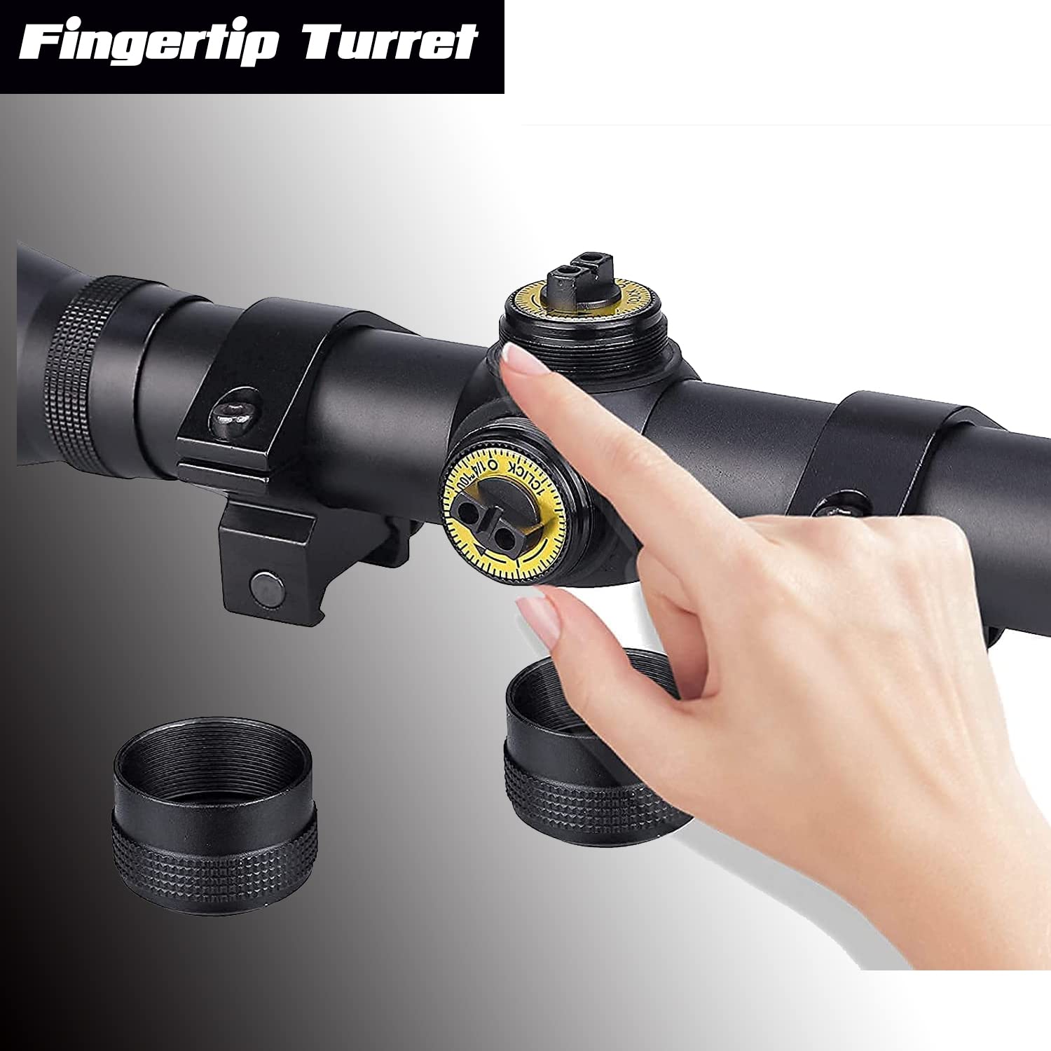 SVBONY SV175 Rifle Scope 4x32, Crosshair Reticle, Long Eye Relief Rifle Scope, Anti-scratch Layer Design, 20mm Free Mounts and Scope Cover Included