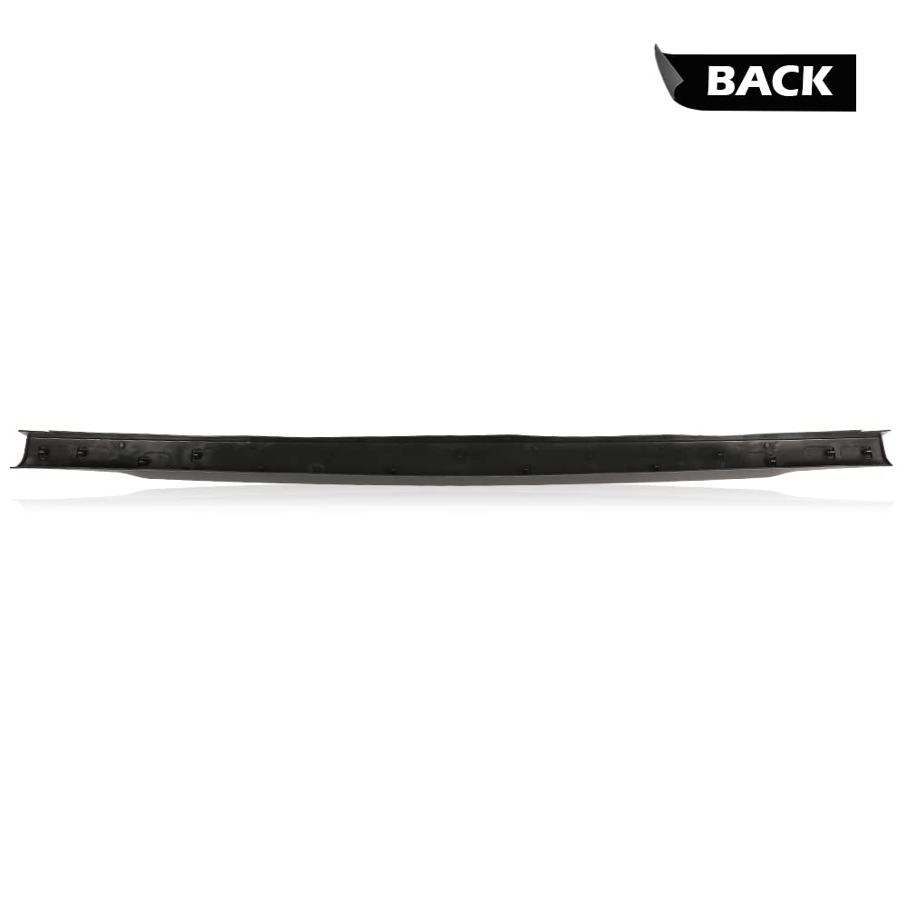 PIT66 Tailgate Moulding Cap, Compatible with 2008-2016 Ford F250 F350 F450 F550 Super Duty (NOT Fit Integrated Step Tailgate), Tailgate Protector Cover, FO1904104, BC3Z9940602B