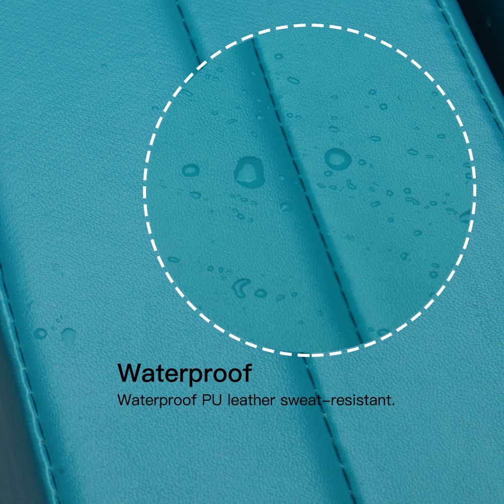 Polar Aurora 4'x8'x2 Thick Folding Panel Gymnastics Gym Exercise Aerobics Mats Stretching Fitness Yoga (Blue-green)