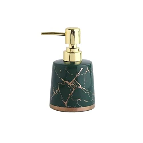Soap Dispenser 270ML Imitation Marble Light Luxury Lotion Bottled Separately Hotel Shampoo Shower Gel Bottle Washroom Lotion Bottle Empty Press Pump Bottles (Color : White)