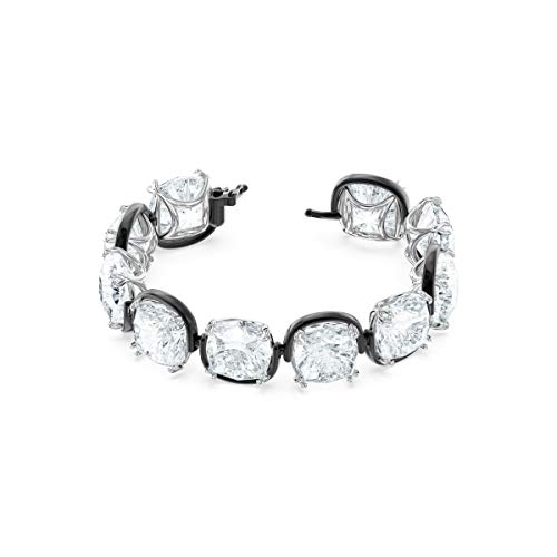 SWAROVSKI Harmonia Soft Bracelet, Large Clear Cushion-Cut Crystals on a Mixed Metal Setting, from The Harmonia Collection