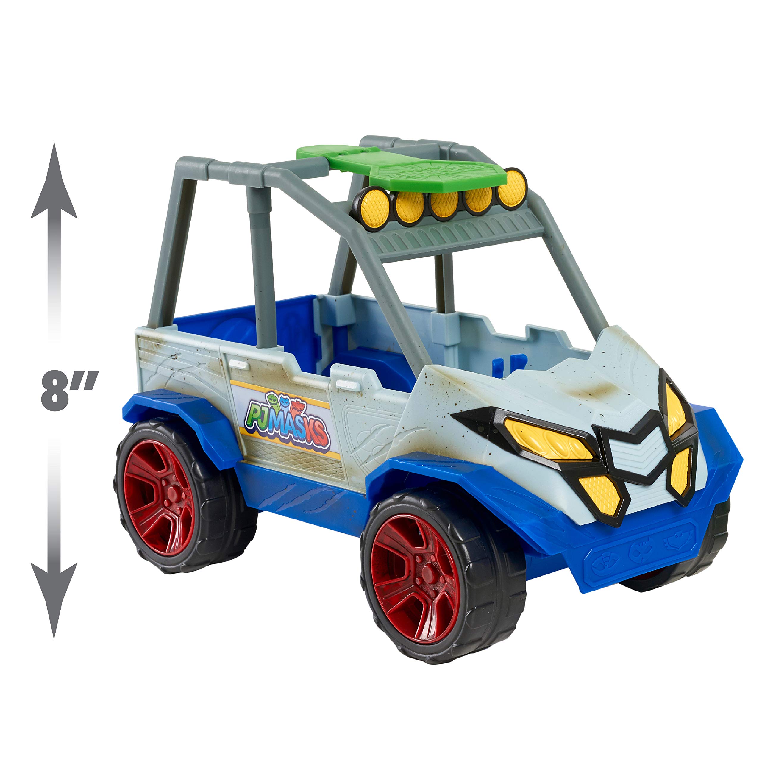 PJ Masks Dino Trouble Off Roader Rescue Vehicle, Includes Dinosaur and Catboy Figures