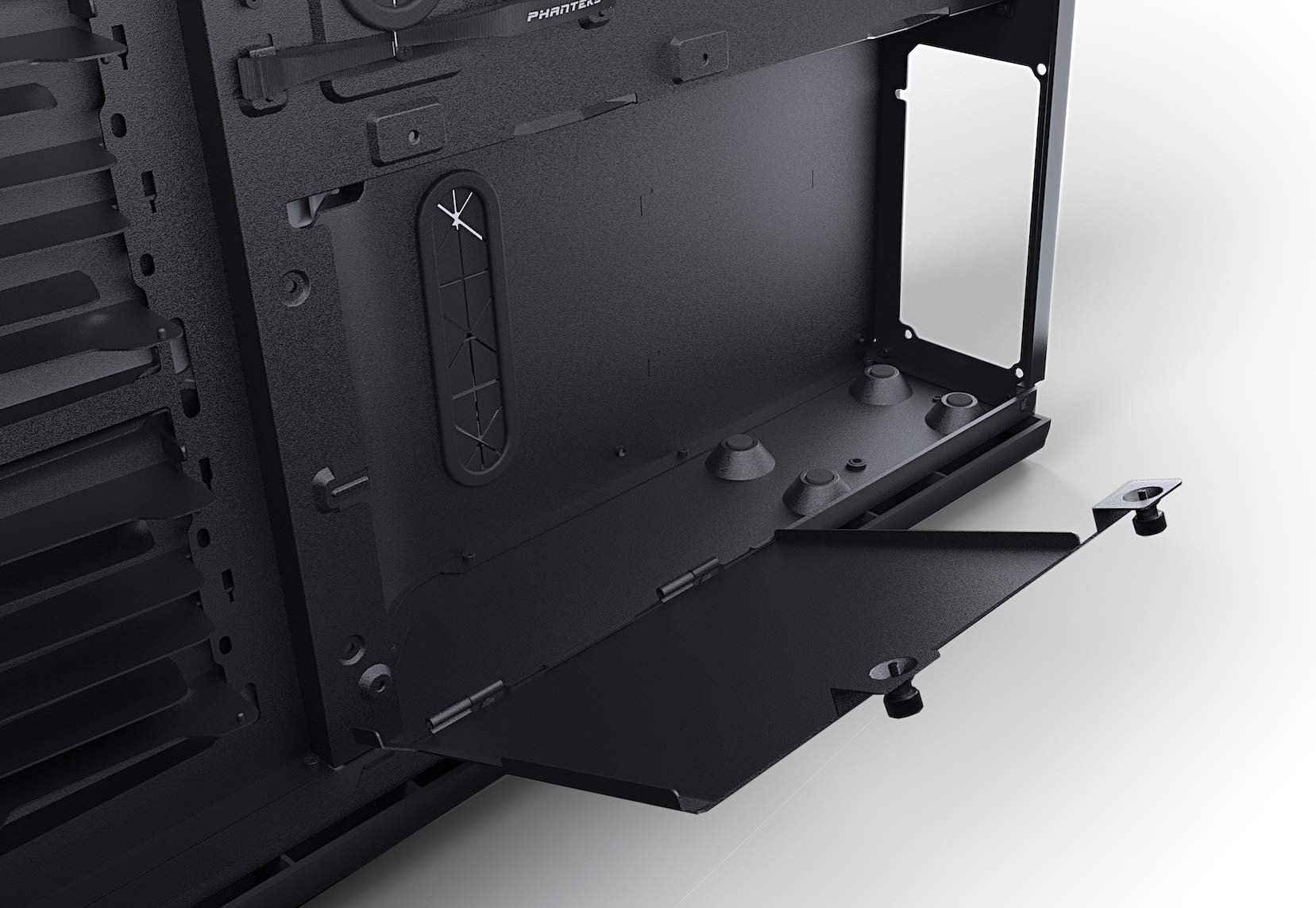 Phanteks Enthoo 719 (PH-ES719LTG_DBK01) High Performance Full Tower Case – Tempered Glass, Aluminum panels, dual system/psu support, massive storage, Fan Hub, Digital-RGB lighting, Black