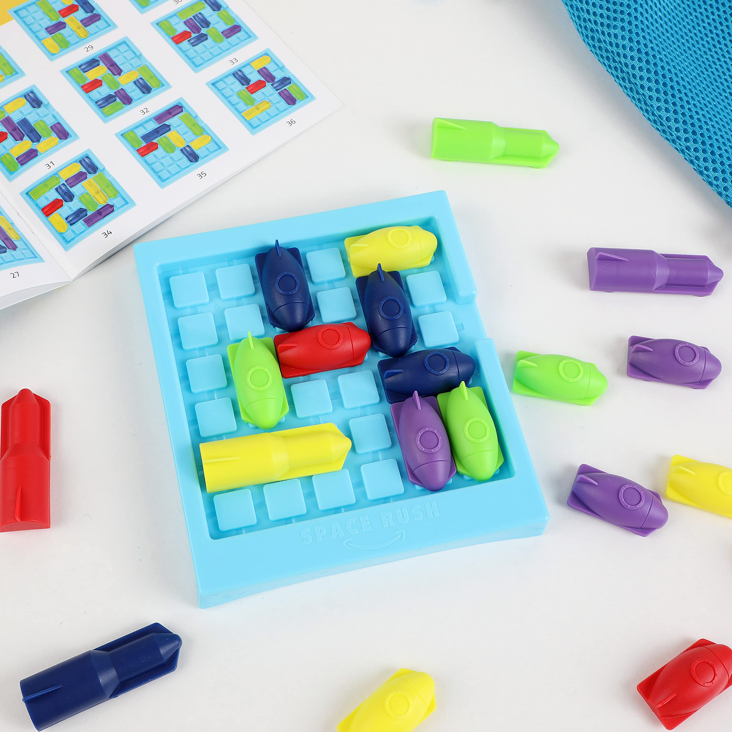 Pure Source Space Rush Traffic jam Thinking Game for Kids to Develop Logic and Solving Puzzle Skills with Fun Board Game