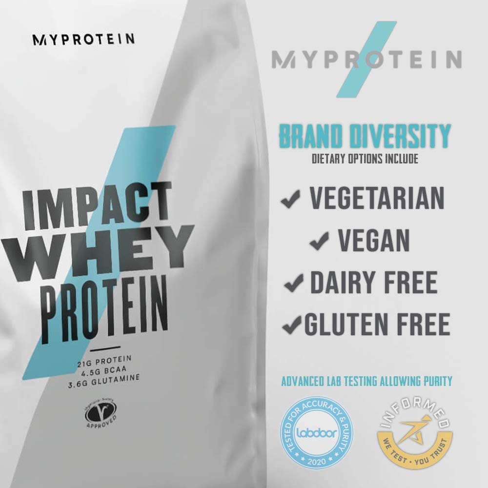 MyProtein Impact Whey Protein Powder, 11 lbs, Chocolate Smooth