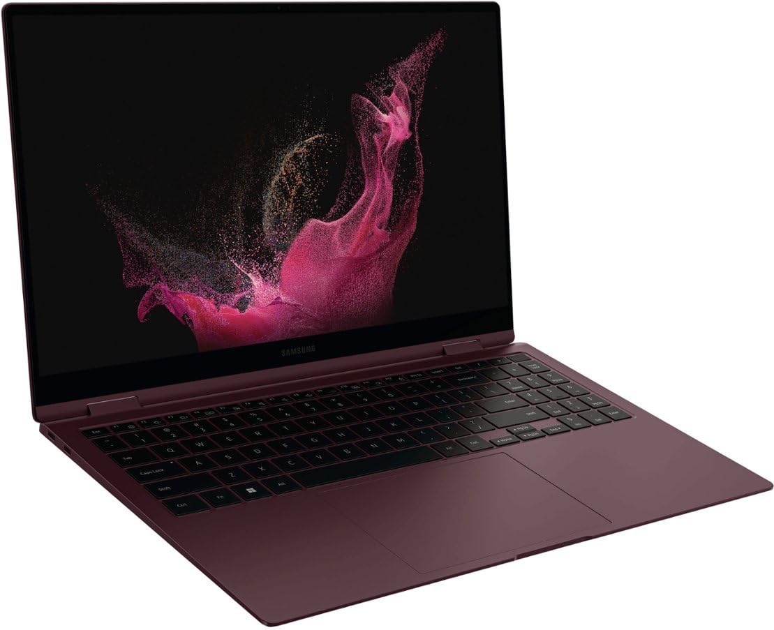 SAMSUNG Galaxy Book 2 Pro 360 15.6' Intel 12th Gen Core i7 1TB SSD 16GB Burgundy