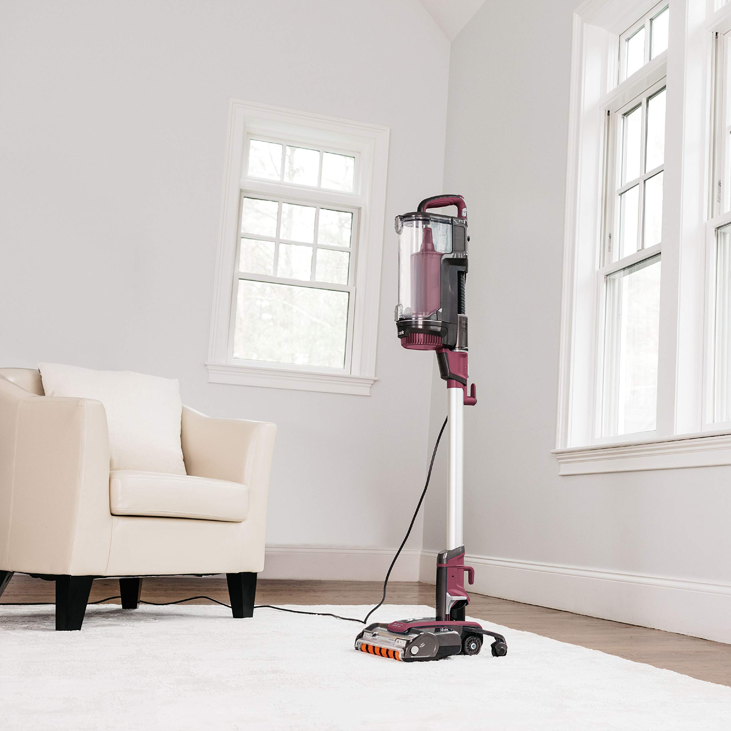 Shark APEX UpLight Lift-Away DuoClean with Self-Cleaning Brushroll Stick Vacuum (Renewed) (Magenta)