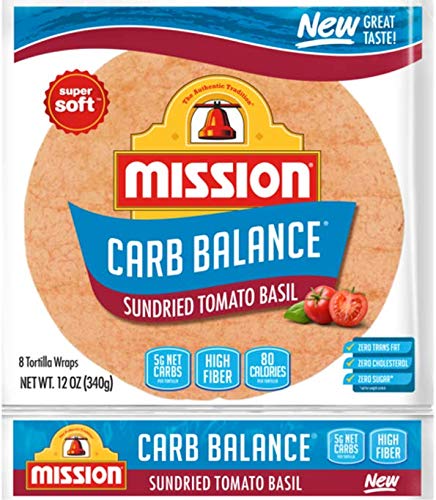 Mission Foods Co, Mission Tortilla Wraps Sundried Tomato Basil Super Soft, 8 Count