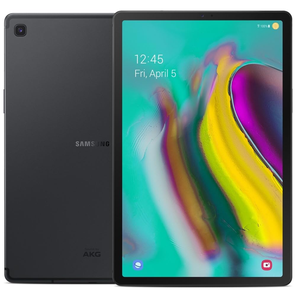 SAMSUNG Galaxy Tab S5e 4G LTE (64GB, 4GB) 10.5β Cellular Android Tablet, All Day Battery, Snapdragon 670 (AT&T Locked, 4G LTE) SM-T727A (Black)
