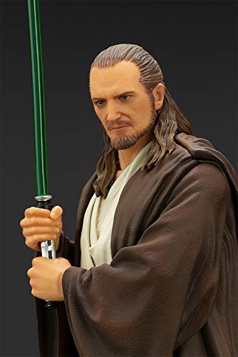 Star Wars: The Phantom Menace: Qui-Gon Jinn ArtFX+ Statue, Multicolor