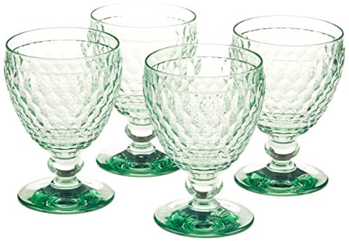 Villeroy & Boch Boston Wine Clarets Set of 4, Green