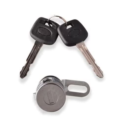 Rear Tailgate Lock Cylinder & Key Fit for Toyota Tacoma SR5 Extended Cab Pickup 4-Door 2020 by BLUE ELF