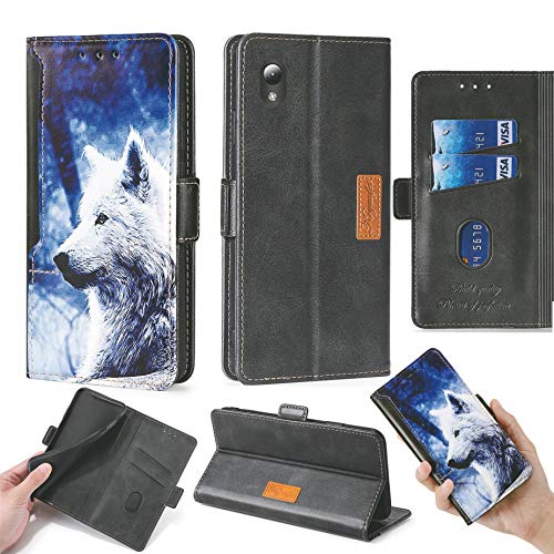 Oujietong Case for Q-Link Wireless Monarch Z5 Q5 Compatible For ZTE Blade Vantage 2 Z3153VPP Quest 5 Z3351S A31 Lite Case Silicone TPU + Flip Cover Stand Shell LANG