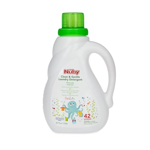 Nuby Laundry Detergent Naturally Inspired with Citroganix by Dr. Talbot's, 50.7 Fl Oz