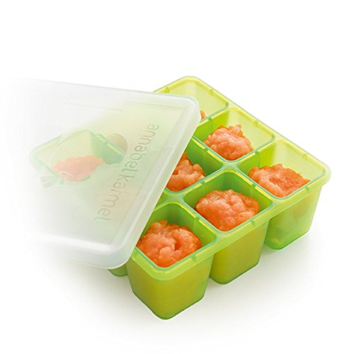 NUK Baby Food Making Kit, Includes the Mash and Serve Bowl, a Flexible Freezer Tray and Lid Set and Stack & Store Cups, 6 Cups and Lids