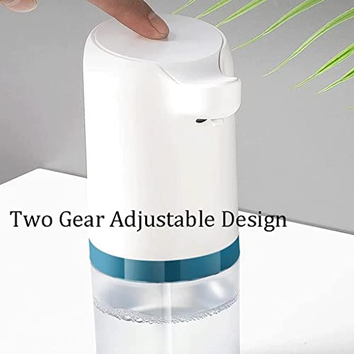 Refillable Soap Dispenser Automatic Soap Dispenser 13.5oz Touchless Foaming Liquid Soap Dispenser Ipx3 Waterproor Rechargeable Soap Pump for Bathroom Easy to use