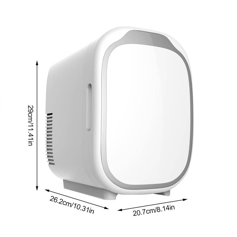 N/A Mini Makeup Fridge Refrigerator Small C ooler Warmer For Home Cosmetics Skincare Car Caravan Camping Boating