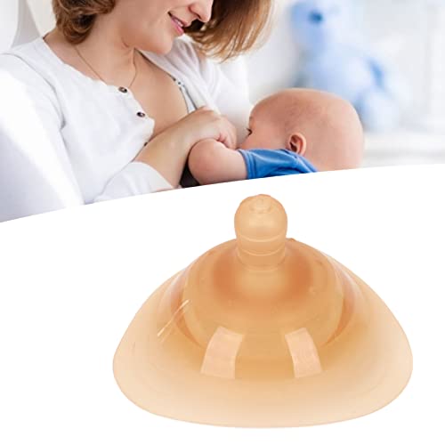 Silicone Nipple Shields for Nursing Newborn, Nipple Shield Protector Soft Nursing Breastfeeding Nipple Shield for Flat Inverted Nipples for Protecting Inverted Sore Nipples