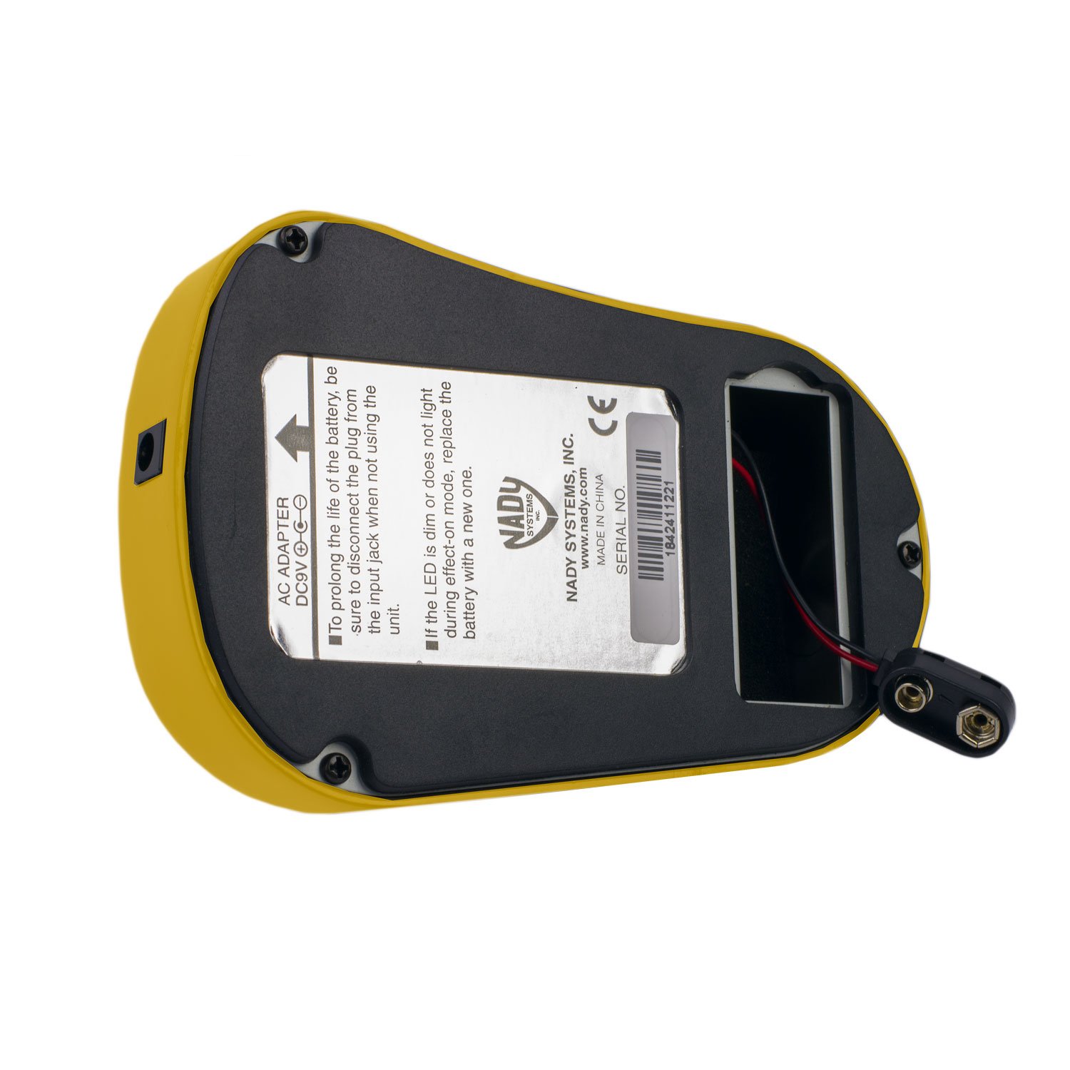 Nady TR-20 Tremolo Pedal β Wave, Rate, and Depth control - All Metal Casing β 9V battery operation or use optional AC adapter