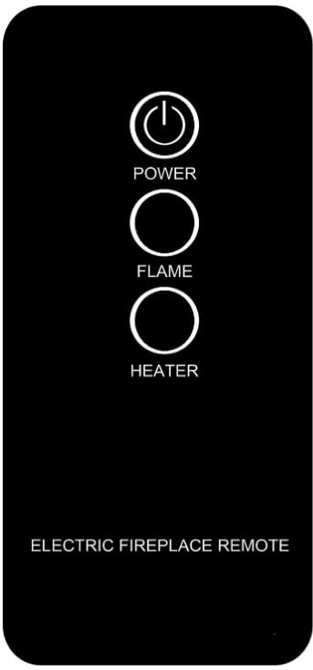 Replacement Fireplace Remote Control for Twin Star FIre Place Parts Numbers: Twinstar 23EF020GRA, 28EF020GRA, 33EF020GRA