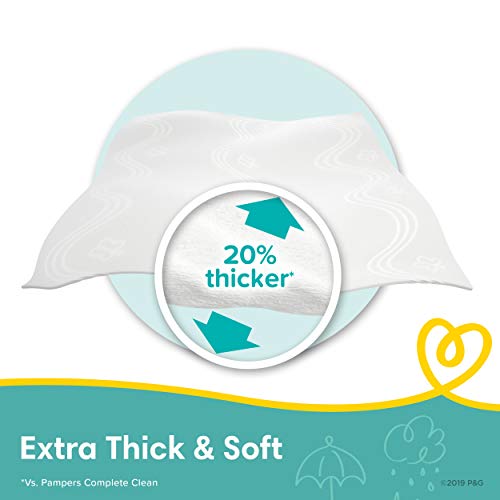 Pampers Sensitive Wipes Tub 64 CT (Pack of 4)