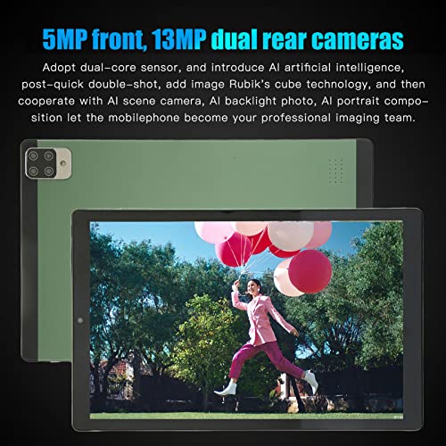 Yunseity 10.1 Inch Tablet PC, 2.4 5G WiFi Smart Tablet, 1080P IPS Touch Screen Tablet, 6G RAM 128G ROM, Octa Core CPU, GPS Navigation, 6000Mah Battery, 5MP 13MP Cameras