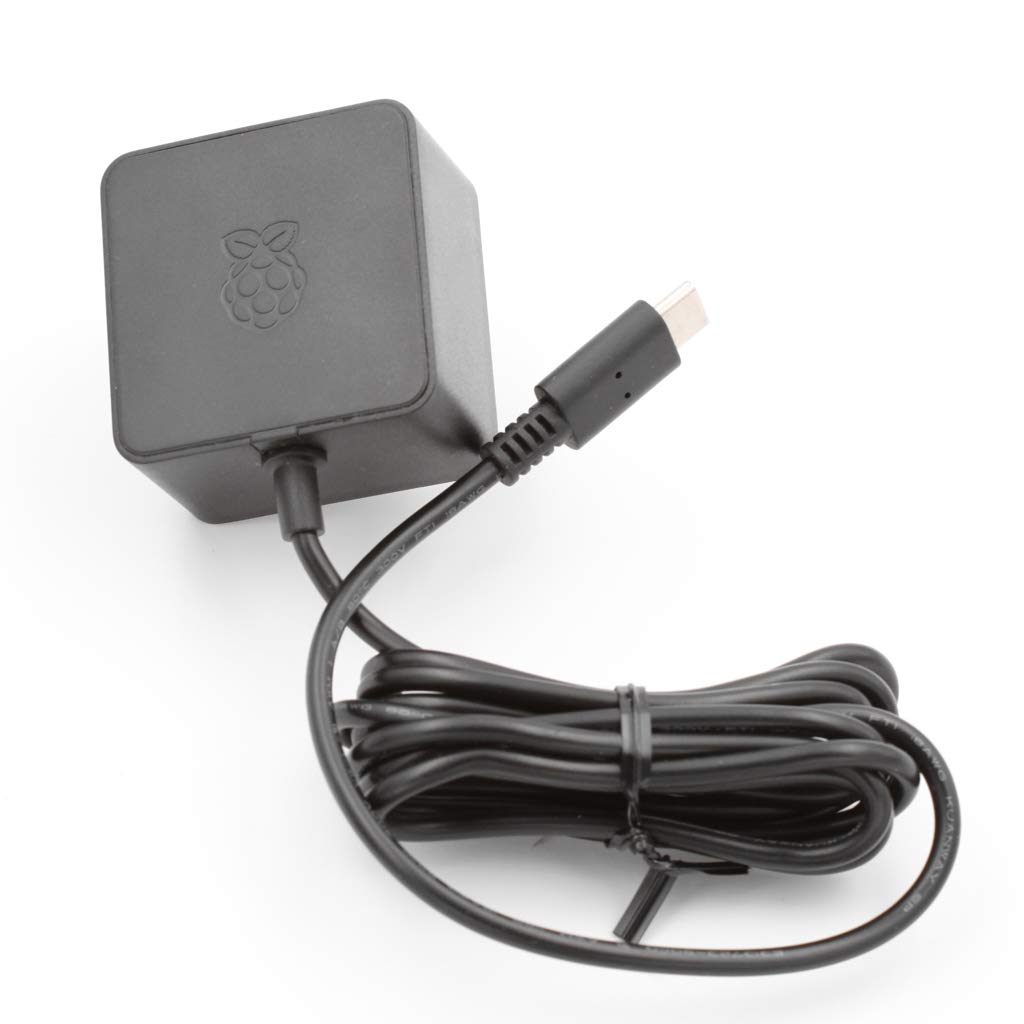 Raspberry Pi 15W USB-C Power Supply US - Black