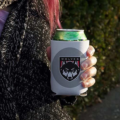 Western Oregon University Secondary Logo Can Cooler - Drink Sleeve Hugger Collapsible Insulator - Beverage Insulated Holder