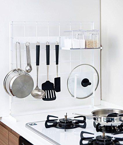 Yamazaki Home Tower Grid Panel Organizer and Accessories β Wall Storage Decor